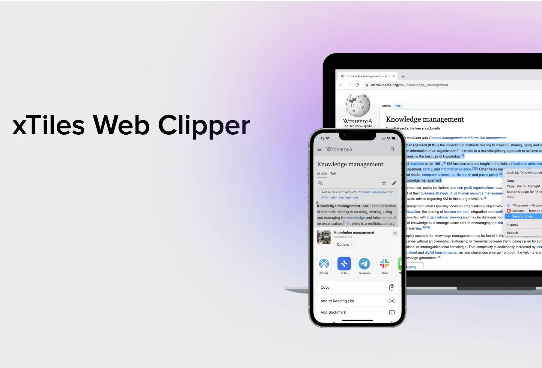 Web Clipper xTiles – perfect clipper extension for Chrome